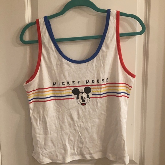 Disney | Tops | Mickey Mouse Tank Top | Poshmark